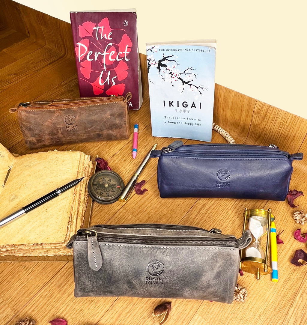 Leather Pencil Cases | Stylish & Durable | Rustic Town